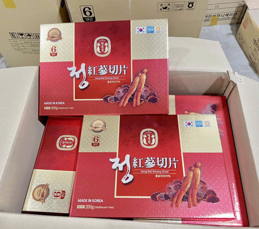 THÁI LÁT HỘP GIẤY JEONG – Sâm Nấm Bảo Hân